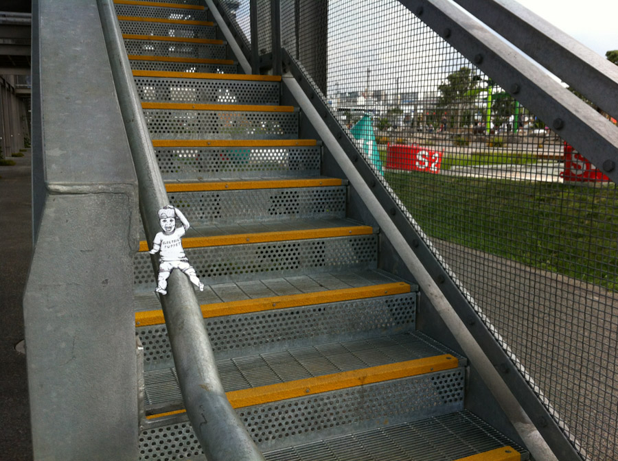 Electric Puppet, Paper Graffiti Around The World - unurth | street art