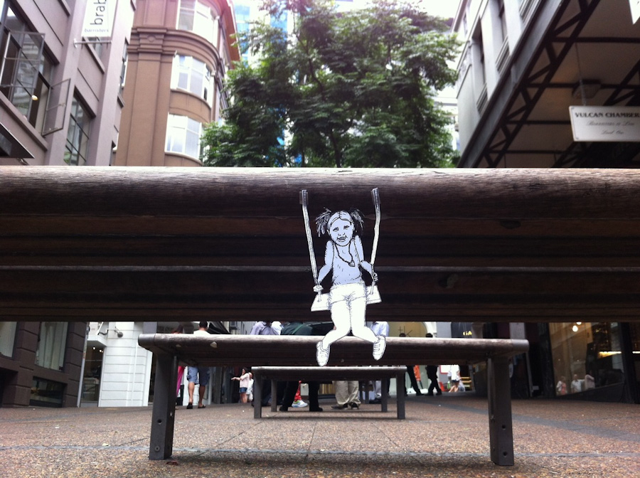 Electric Puppet, Paper Graffiti Around The World - unurth | street art