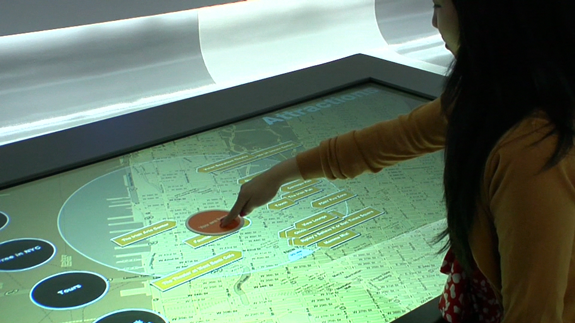 nyc visitor center, tables (local projects) - vellum