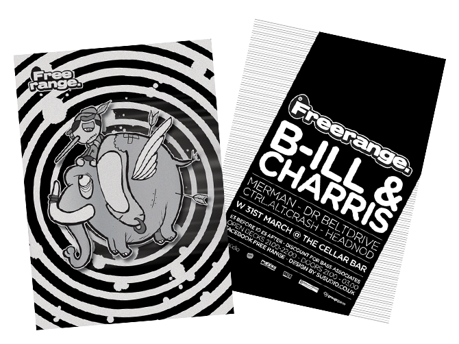 Free Range flyers - Ralph Peskett | Graphic Design and Communication