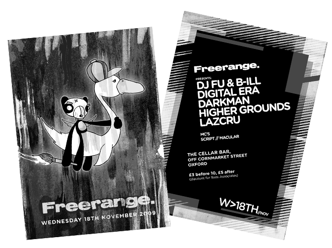 Free Range flyers - Ralph Peskett | Graphic Design and Communication