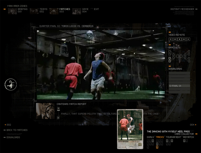 Nike Secret Tournament (2002) - The Design Chapel — Robert Lindström