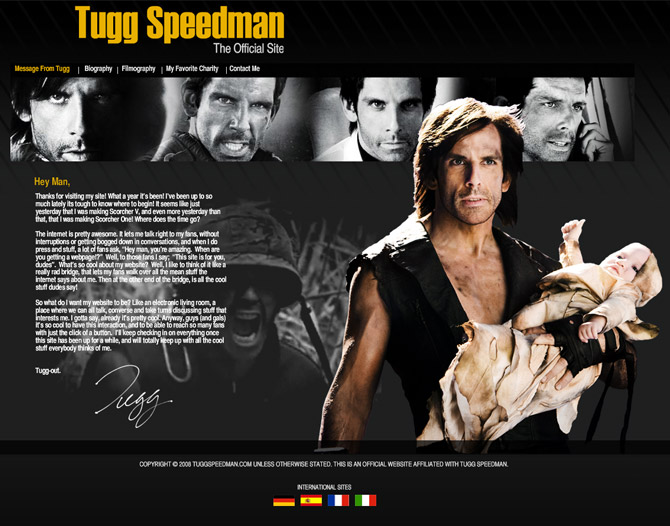 Tugg Speedman (Tropic Thunder) - Nick Jones