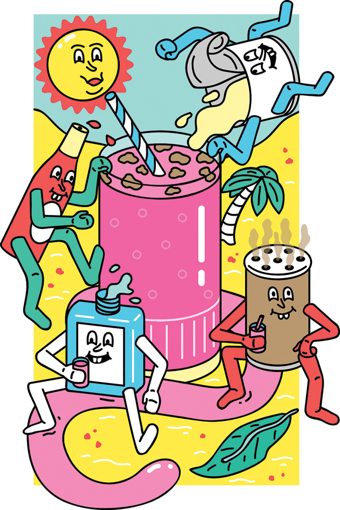 Easy Jet Magazine II - James Clapham Illustration