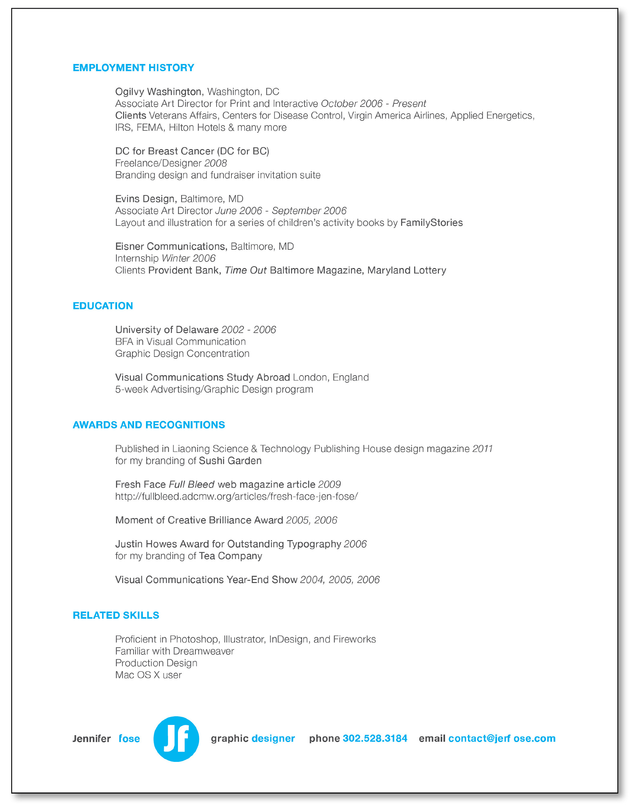 About Jen Fose Design - Jen Fose Design