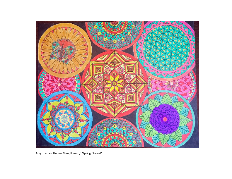 100 MANDALAS PROJECT /CITY ARTIST CORP GRANT - Meg Graham