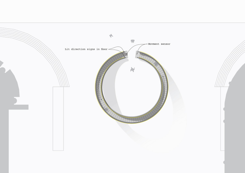 Circular escalator - KWY