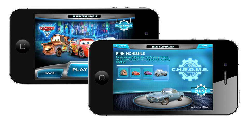 Cars 2 Pixar (iOS Racing Game) - Jason Festa - Product Designer