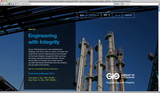 Group 10 Engineering – Website - Garraway Advertising + Design (Calgary ...