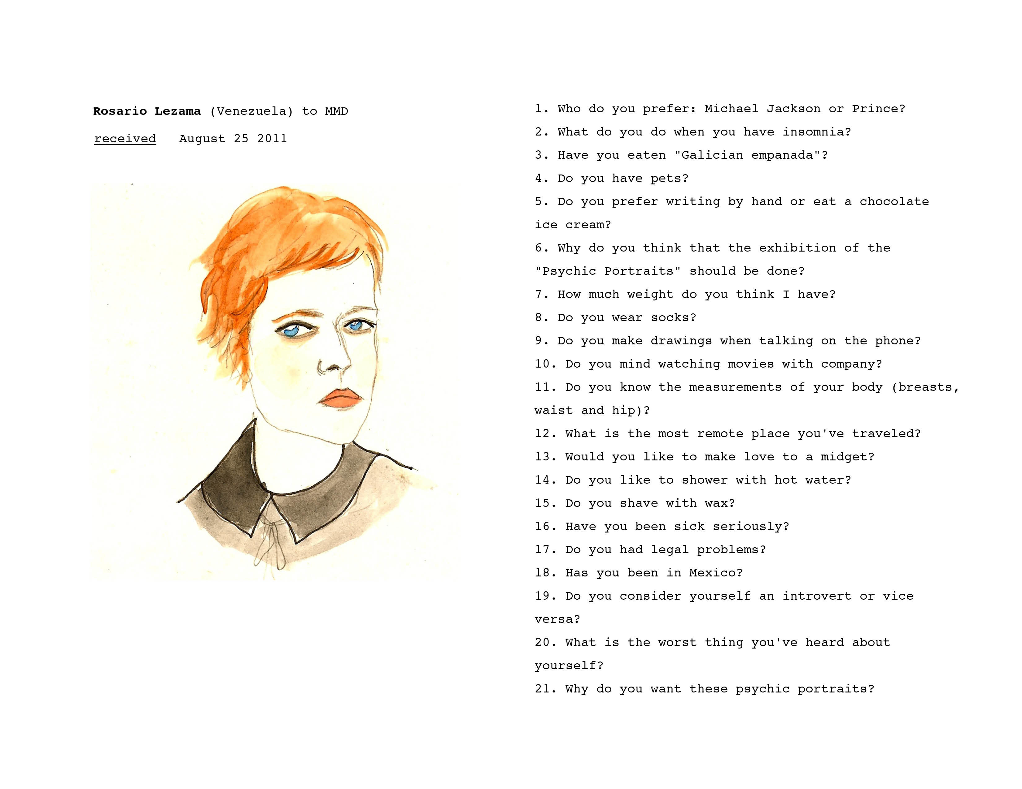 Psychic Portrait Project - Primordial Futures