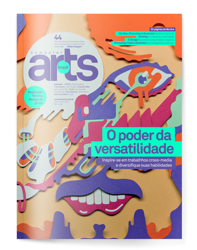 COVER COMPUTER ARTS #44 - AP303 Estúdio Multidisciplinar de Design