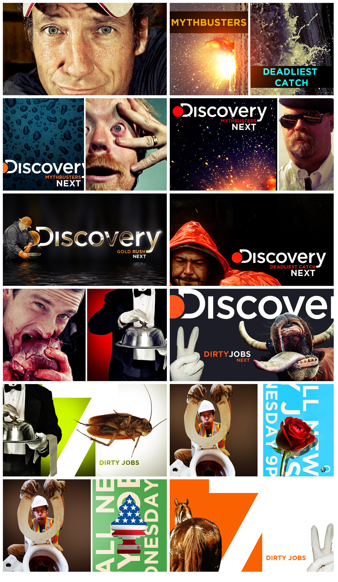 Discovery Channel Rebrand - Nate Howe Freelance Design + Art Direction