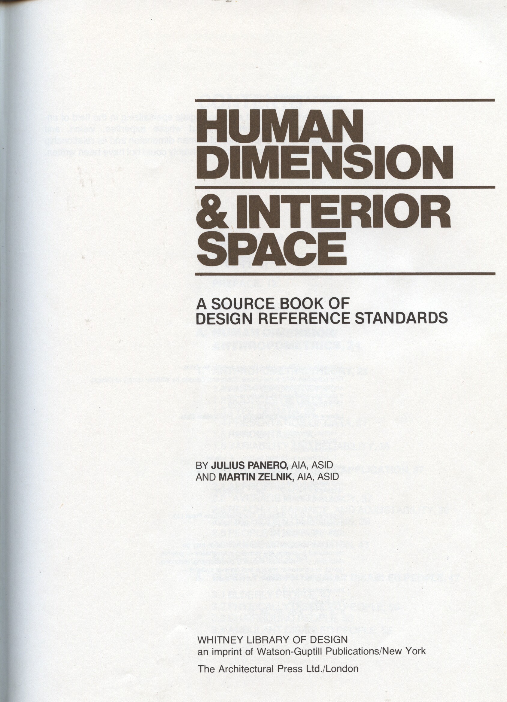 Human Dimension - correspondence