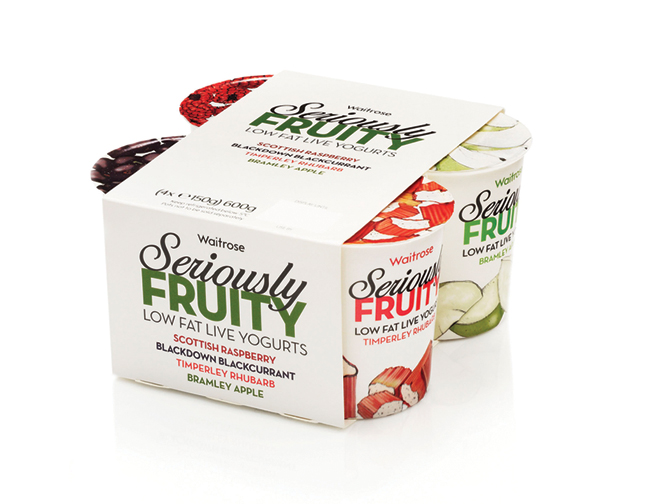 Waitrose yogurts - Sarah Whitehouse