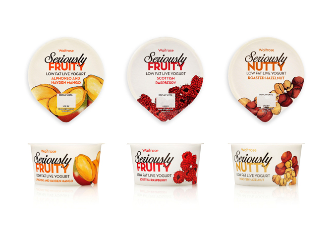 Waitrose yogurts - Sarah Whitehouse