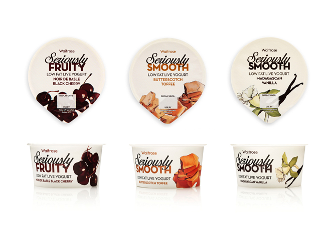 Waitrose yogurts - Sarah Whitehouse