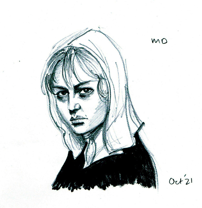 Mary Dunbar Sketches - davidcampbellart