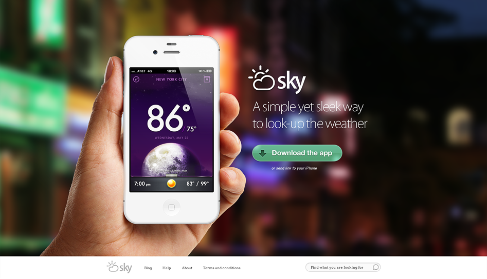 Sky Weather App - WhyDontWeTry