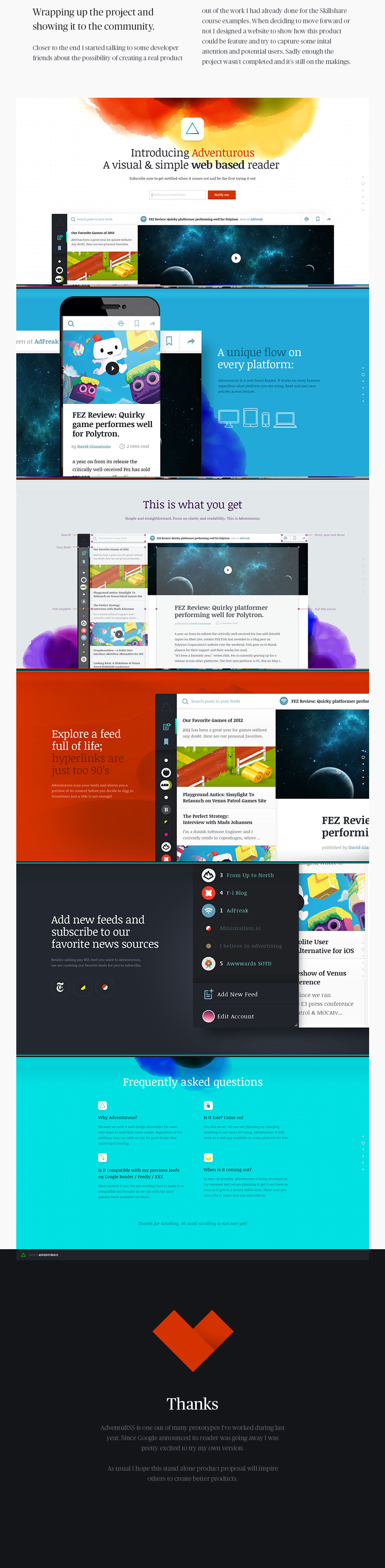 AdventuRSS Reader - WhyDontWeTry