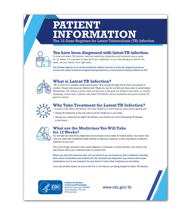 Latent TB Infection Materials - Steve Mann Design