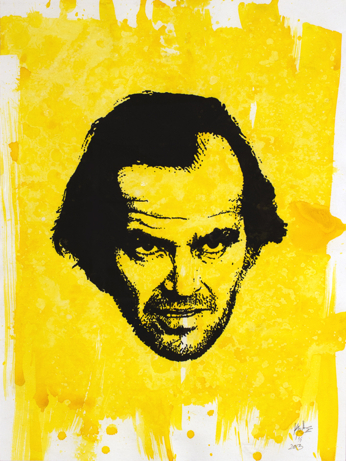 jack nicholson stencil
