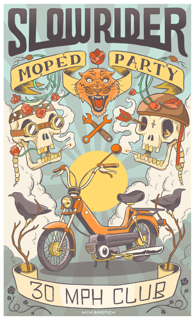 Moped Art - NickSirotich