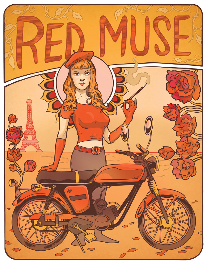 Moped Art - NickSirotich