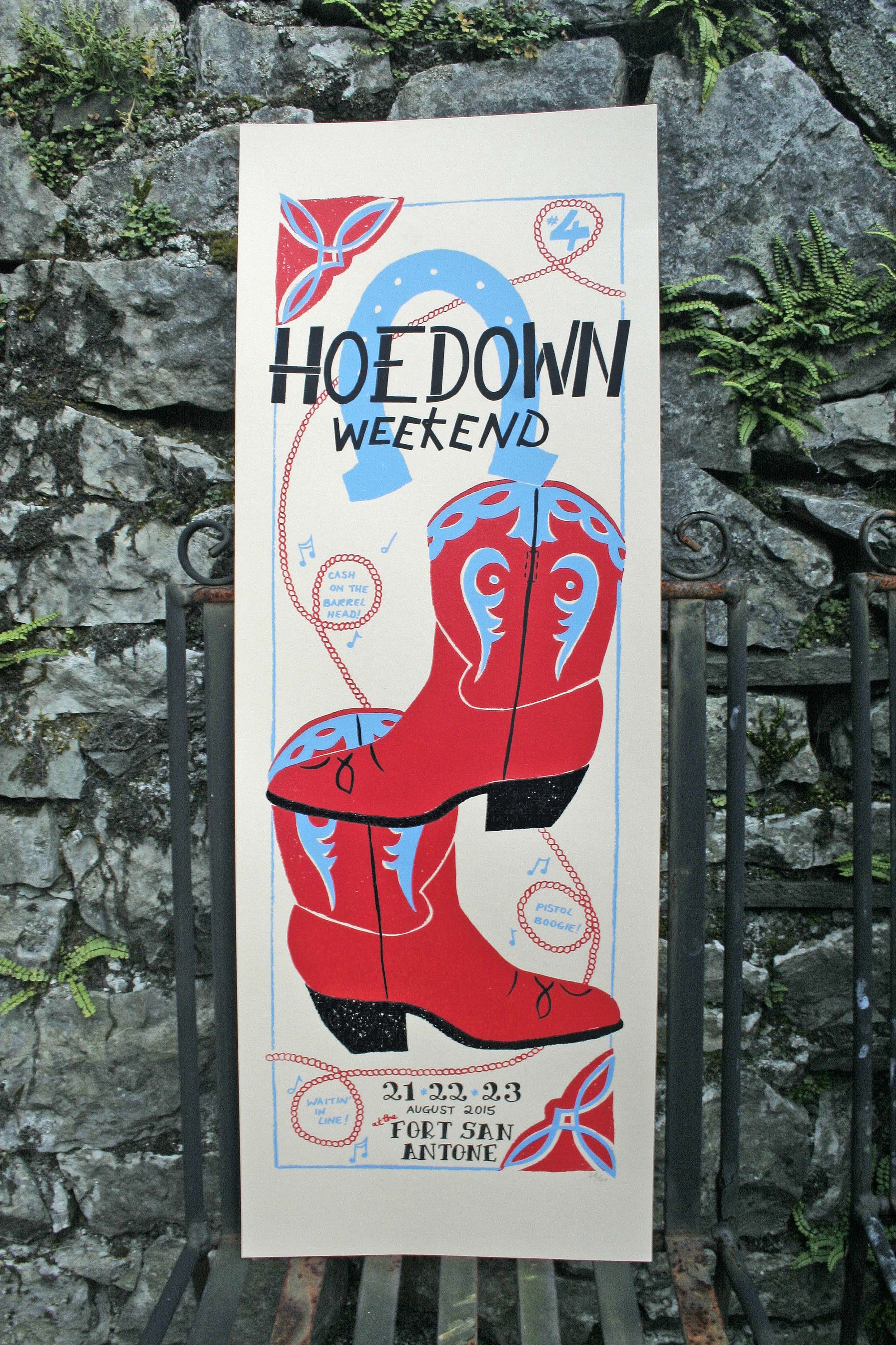 Hoedown poster - memo