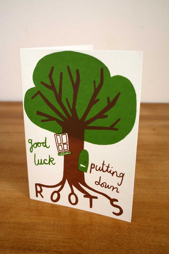 Roots and Glasses cards - memo
