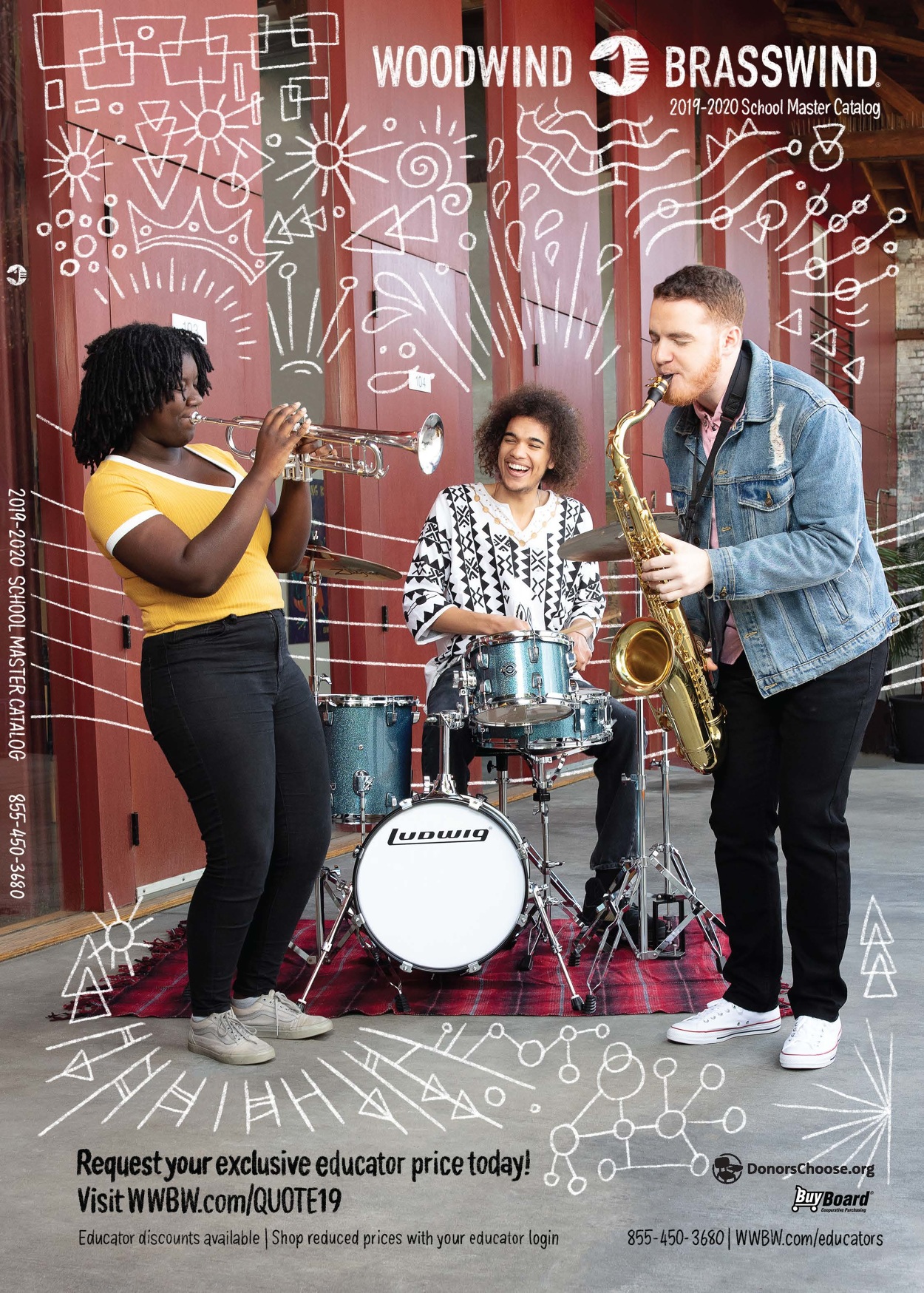 Woodwind Brasswind Catalog Cover - Angela Southern - Lettering Artist