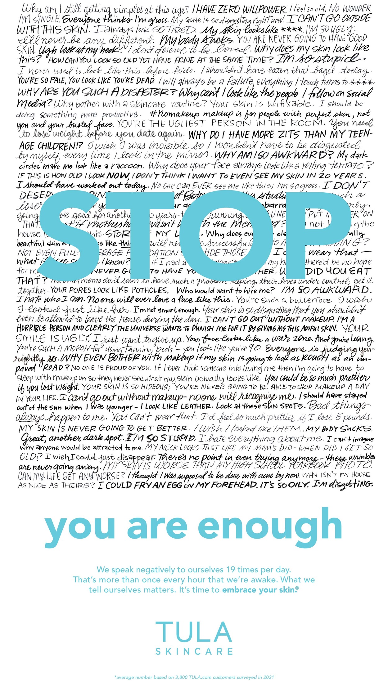 Tula Skincare - Handwriting Project - Angela Southern - Lettering Artist