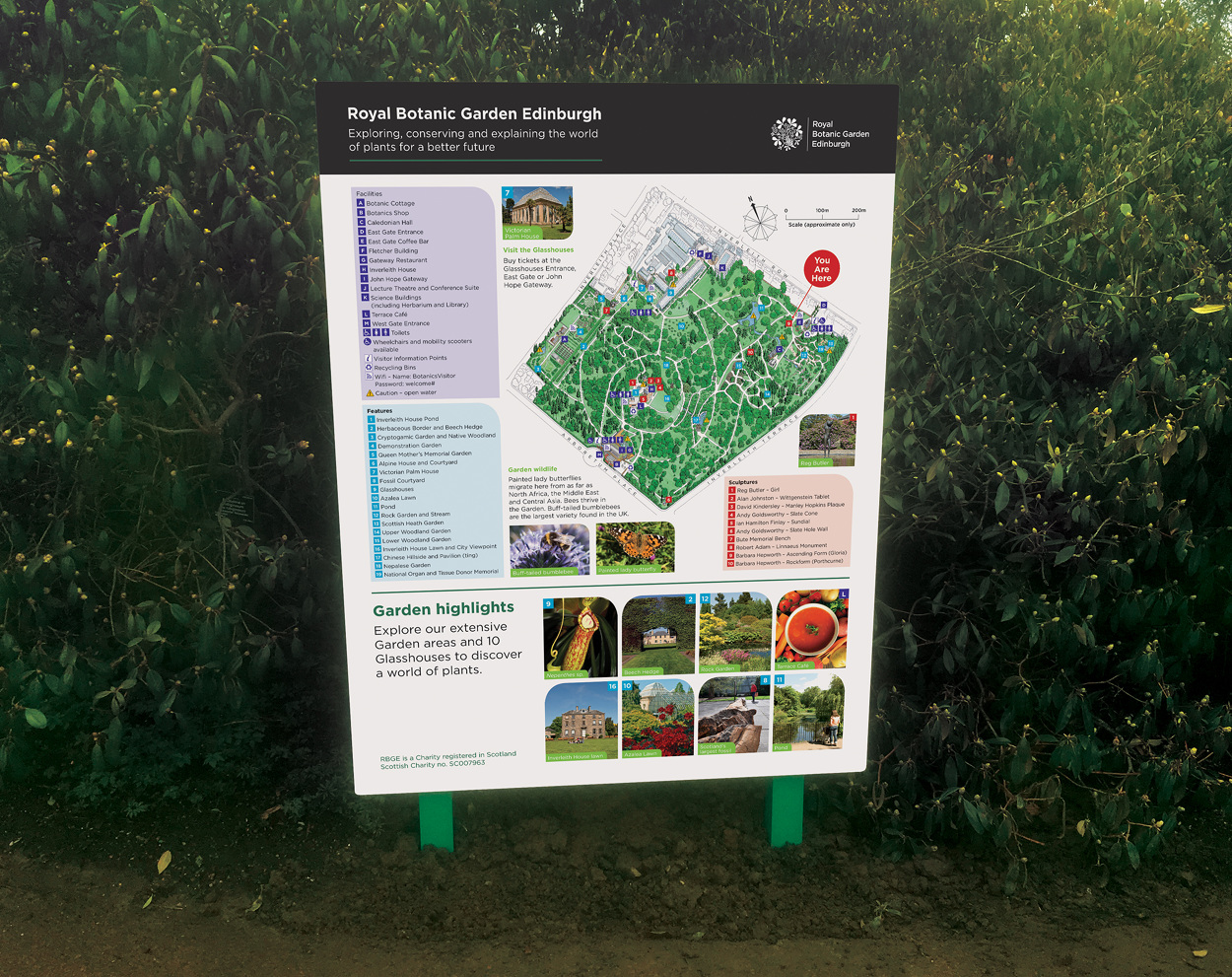 Royal Botanic Garden Edinburgh Orientation Maps, Wayfinding and ...