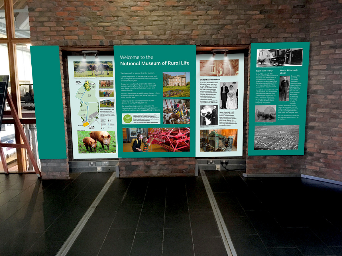 Orientation Panels & Reid Room Exhibition Refresh - Tea & Type