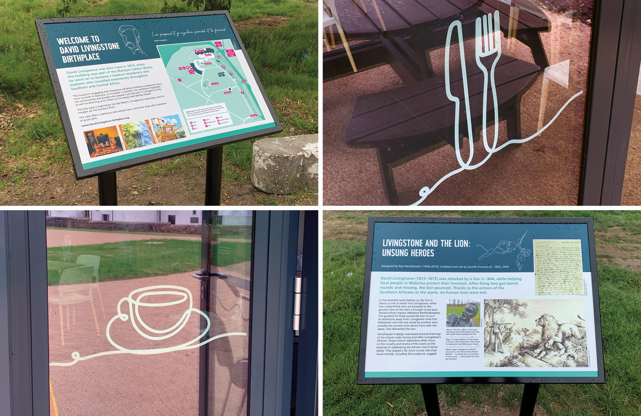 David Livingstone Birthplace External Signage and Interpretation - Tea ...