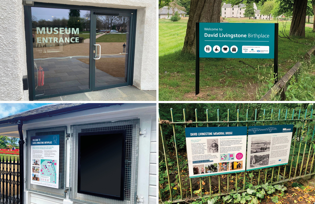 David Livingstone Birthplace External Signage and Interpretation - Tea ...