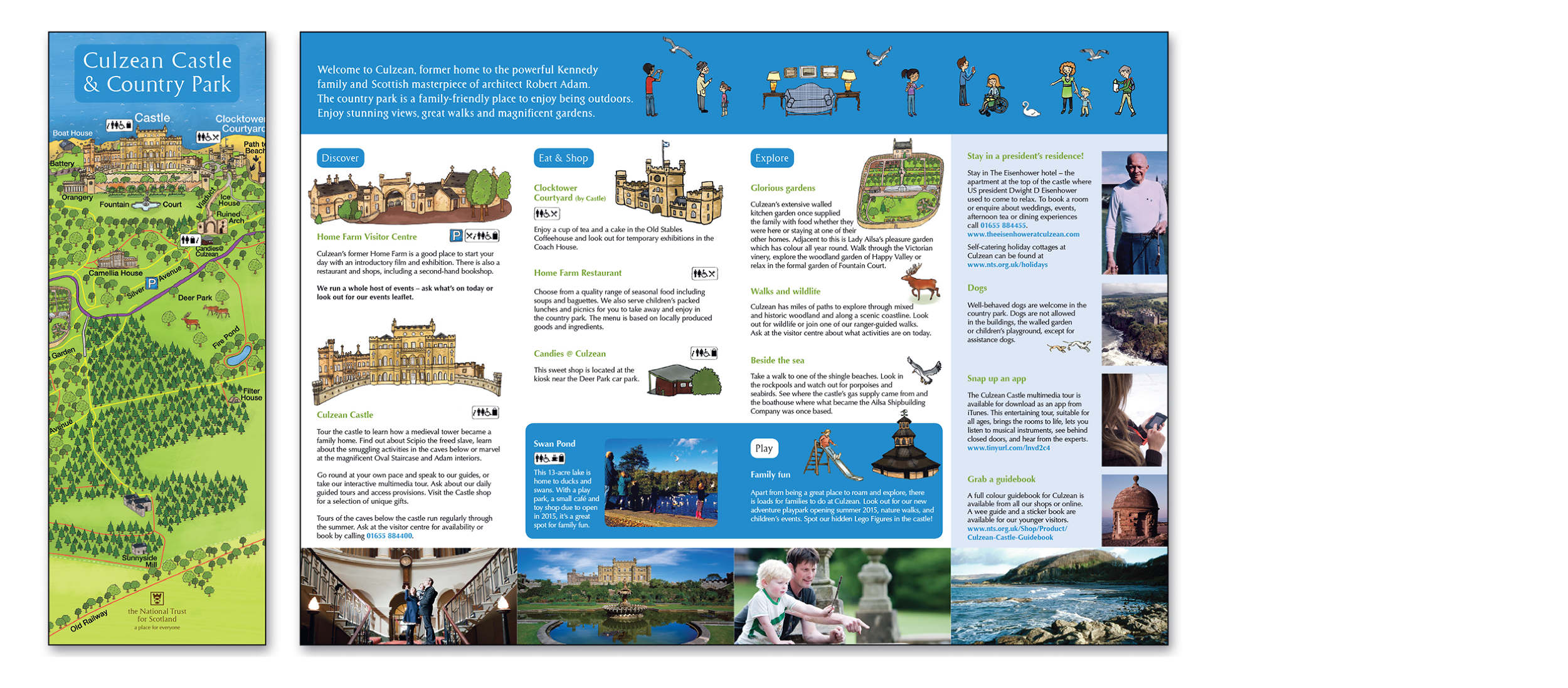 National Trust for Scotland Leaflets - Tea & Type