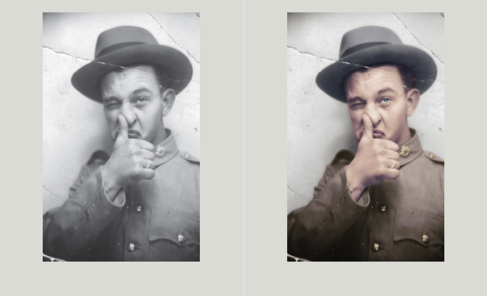 WWII Photo Booth Collection (1942) - Colouring Unit