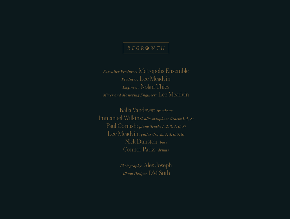 KALIA VANDEVER | ALBUM DESIGN - DM Stith