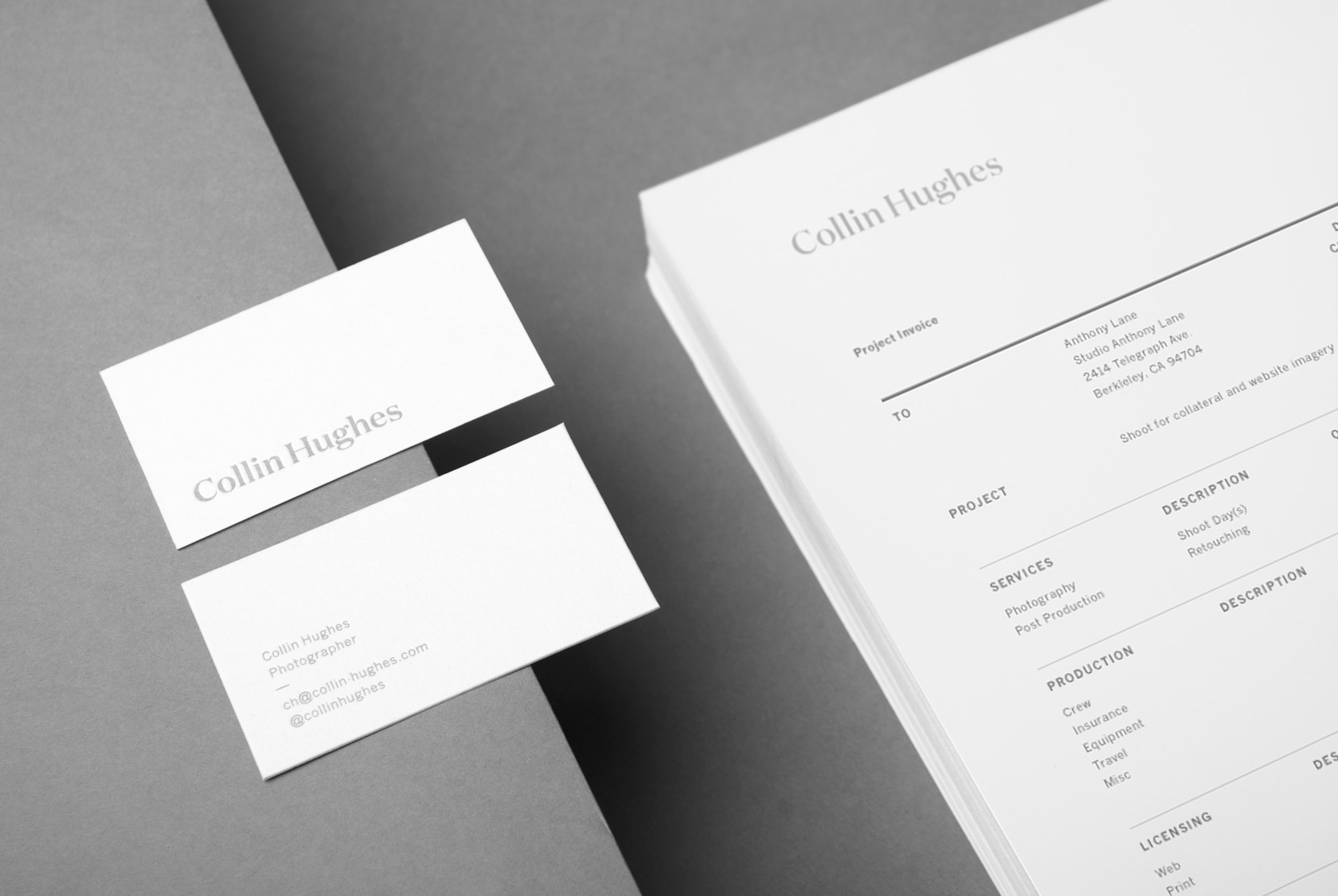 Collin Hughes Photography - Studio Anthony Lane - Logo, Branding and ...