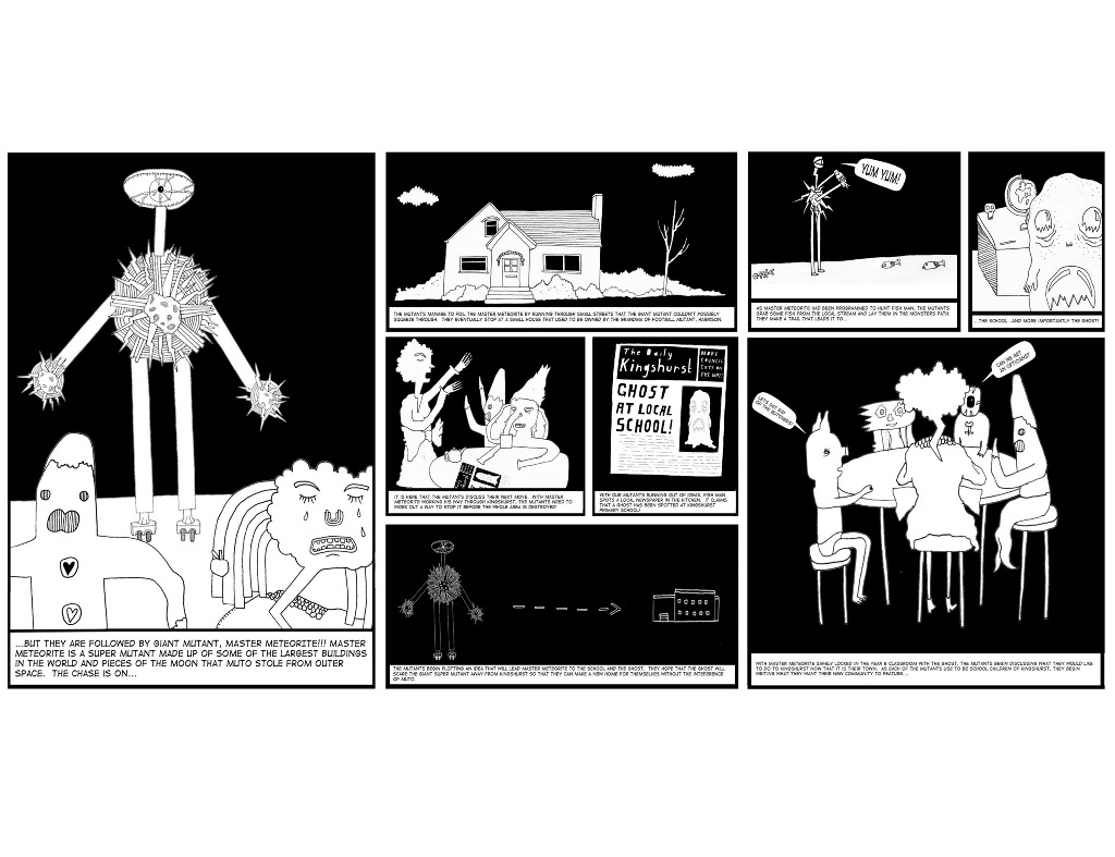 comic landscape - James Bourne