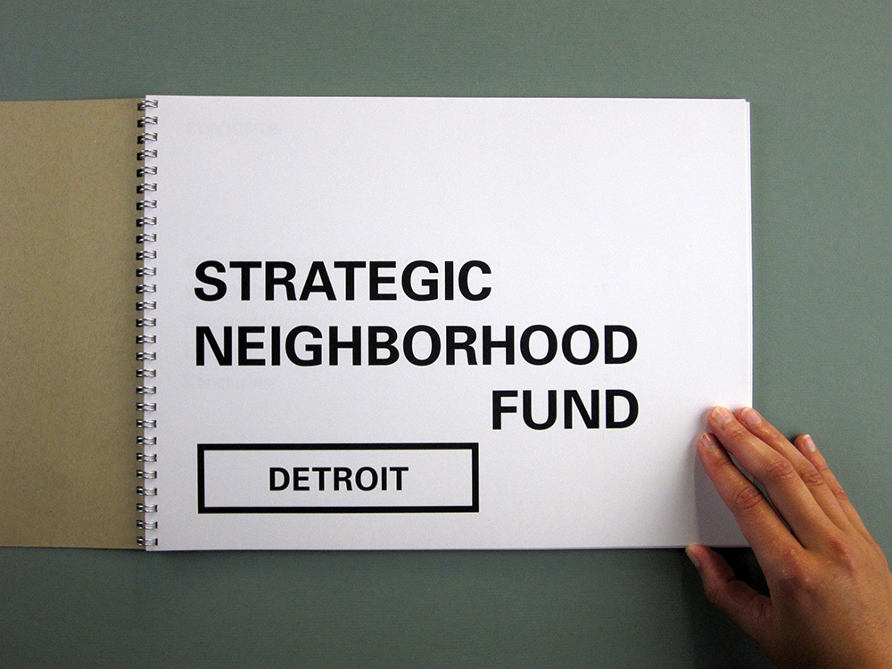 Strategic Neighborhood Fund—Detroit - M1DTW Architects