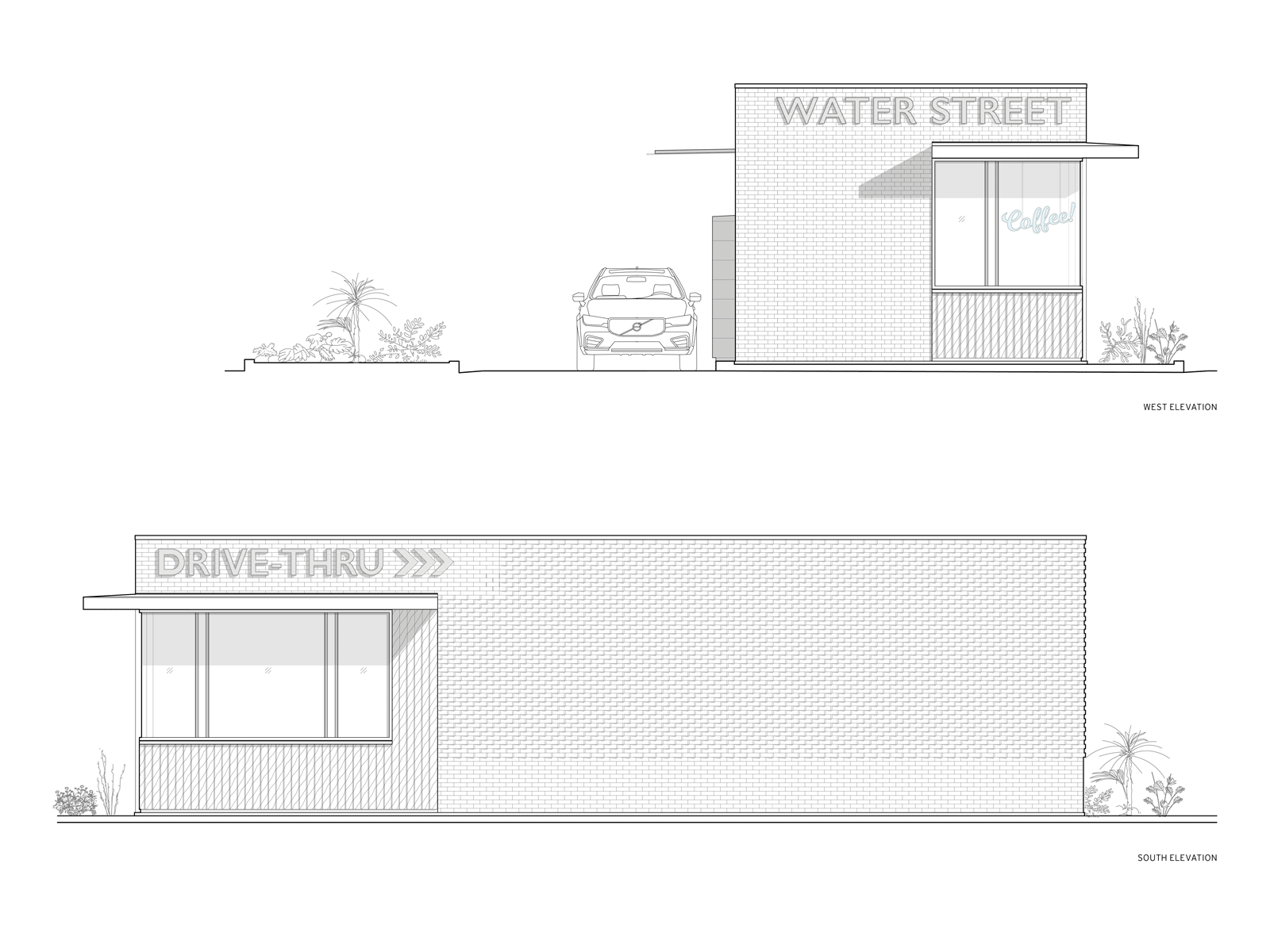 Water Street Coffee Drive-Thru - M1DTW Architects