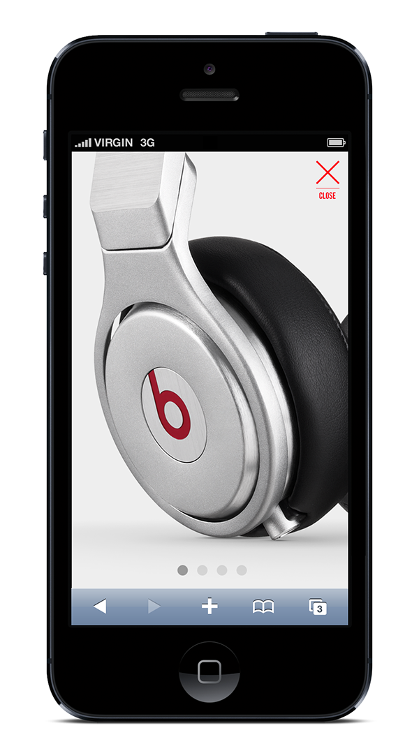 Beats by Dre - Brian Sugden - UX & Interactive Design