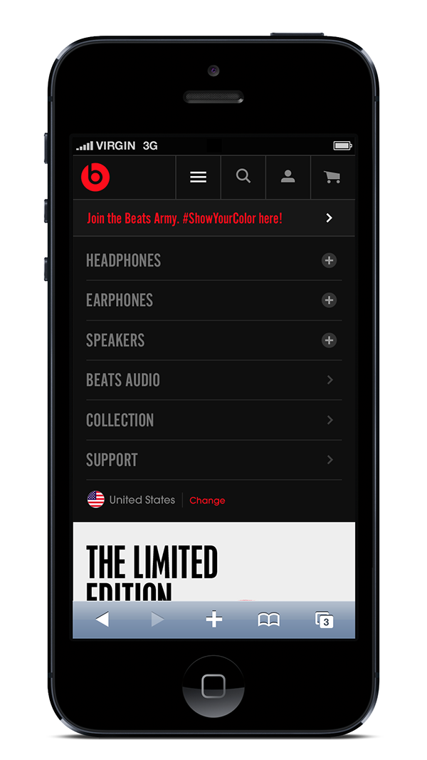 Beats by Dre - Brian Sugden - UX & Interactive Design