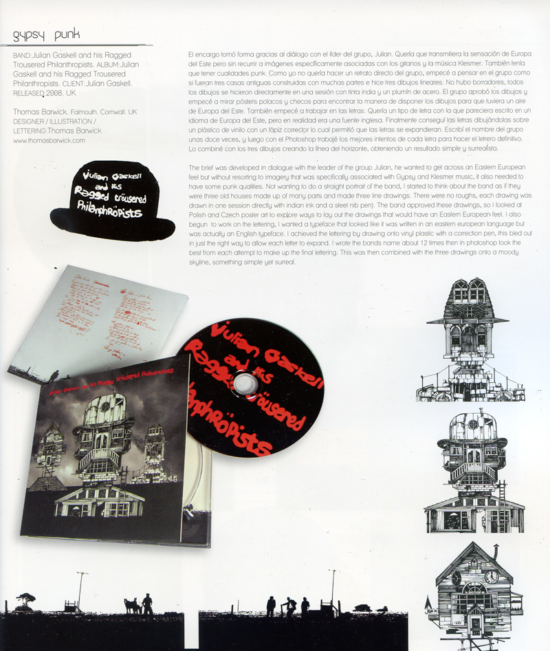 Julian Gaskell CD Art - thomas barwick