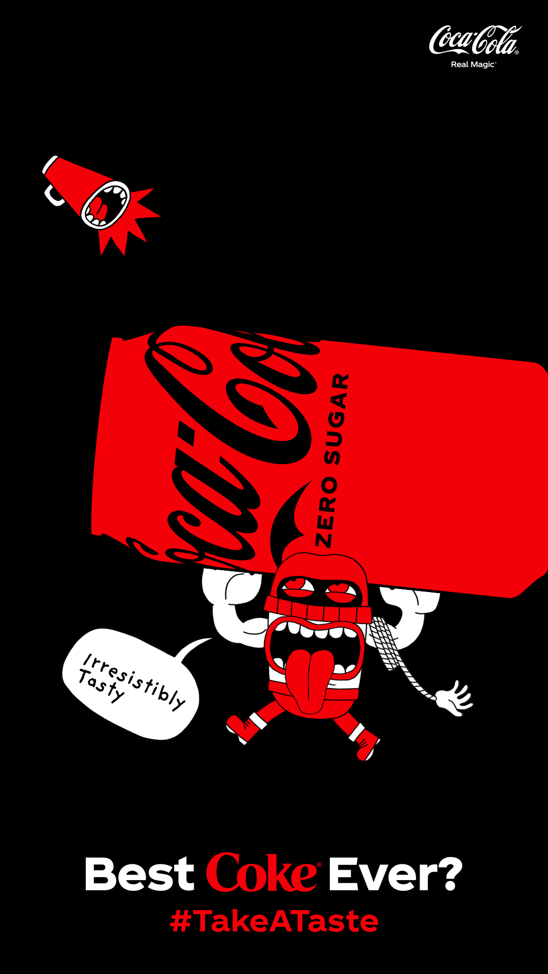 Coca Cola Zero - Take a Taste - Jack Teagle Illustration