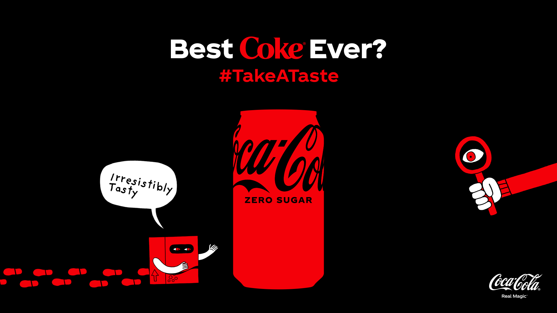 Coca Cola Zero - Take a Taste - Jack Teagle Illustration
