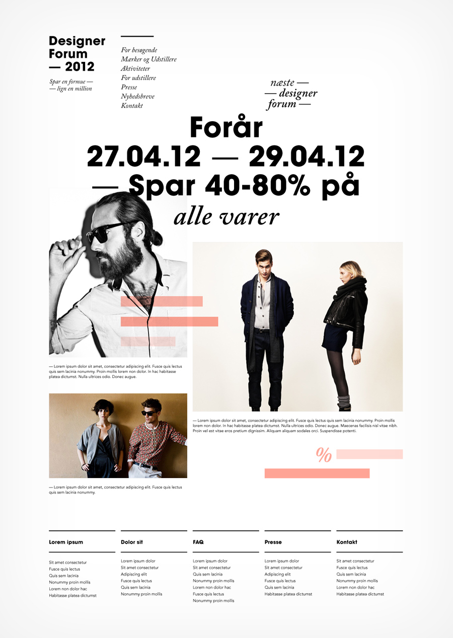 Designer Forum / webdesign - Kristina Krogh Studio