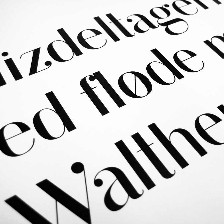 Charlie Typeface / font design - Kristina Krogh Studio