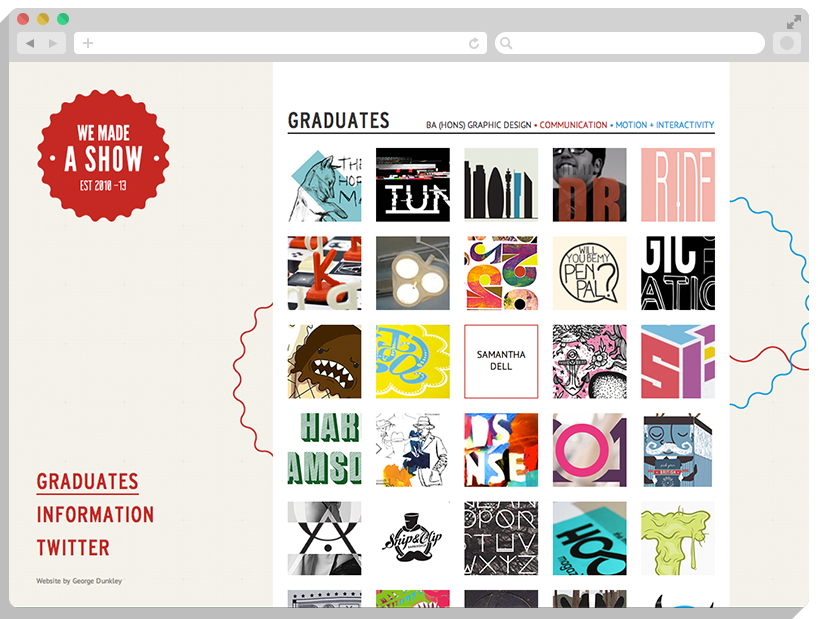 We Made a Show 2013 - Portfolio